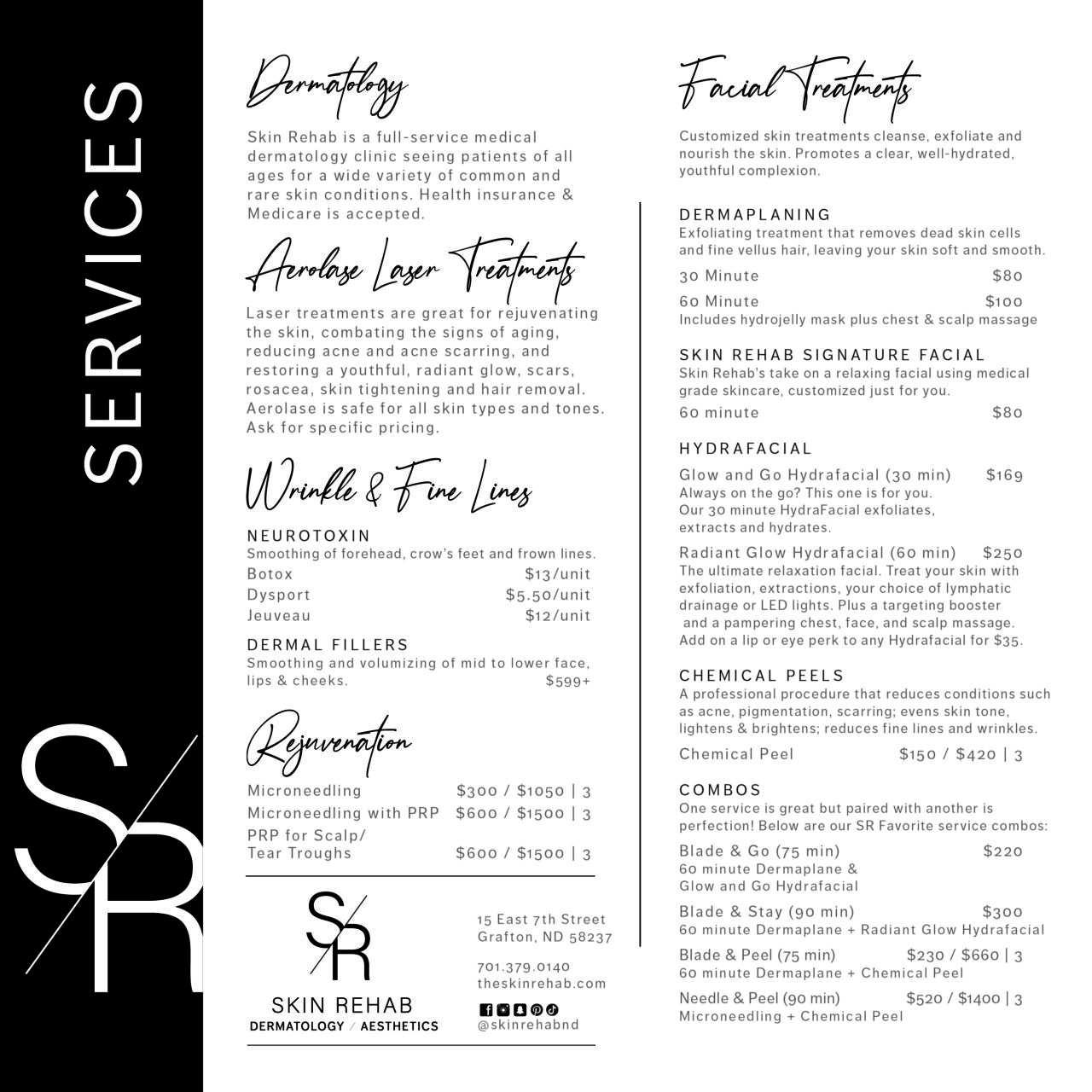 Pricing - Skin Rehab